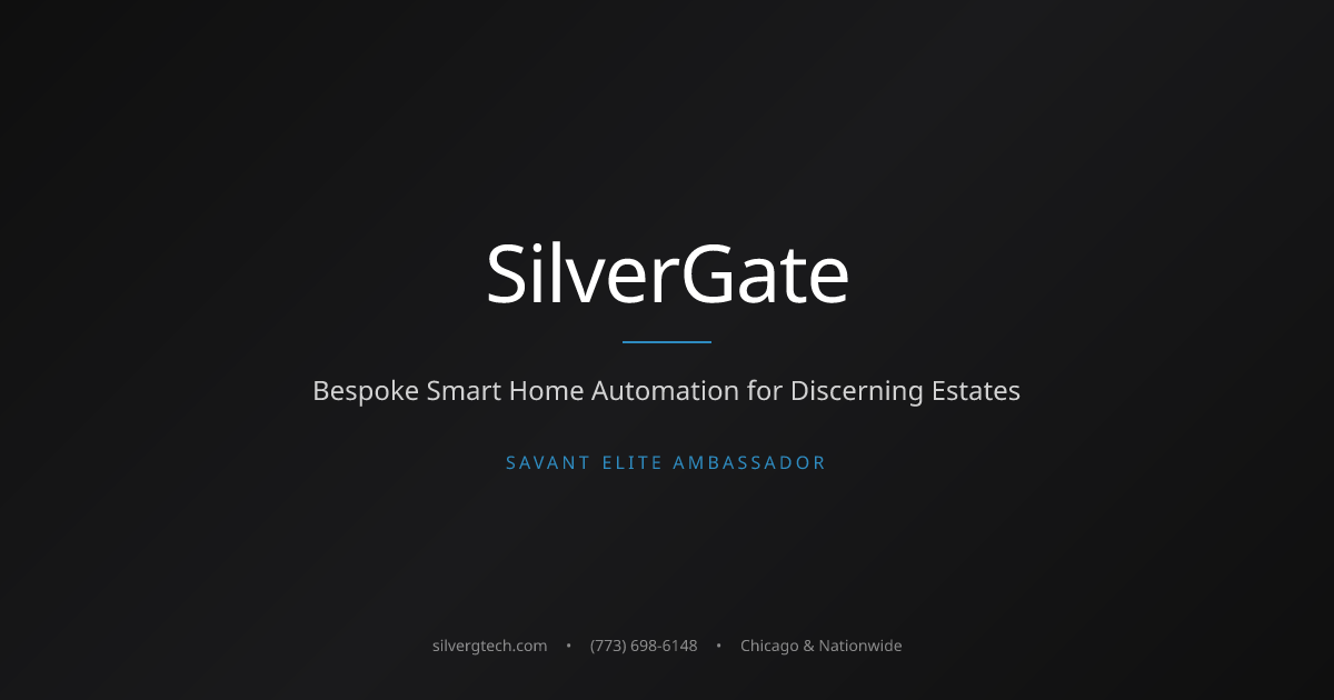 Smart Home Services | Savant Automation | SilverGate
